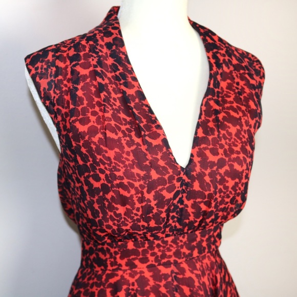 French Connection | Dresses | French Connection Red And Black Dress ...